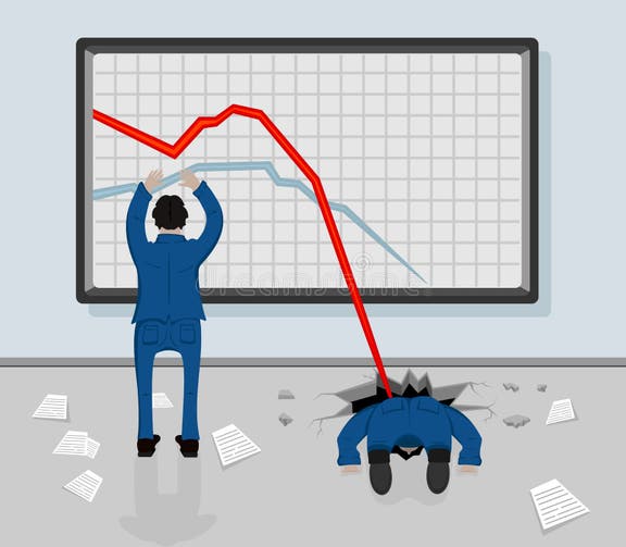 Decrease Graphs Stock Illustrations 626 Decrease Graphs Stock 6026