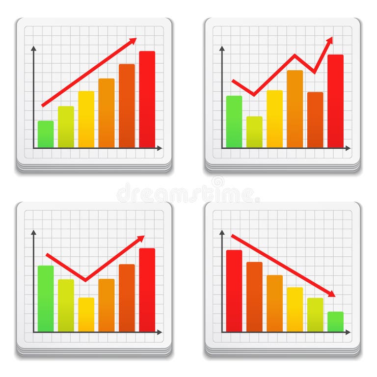 Descending Graphs Stock Illustrations – 124 Descending Graphs Stock ...