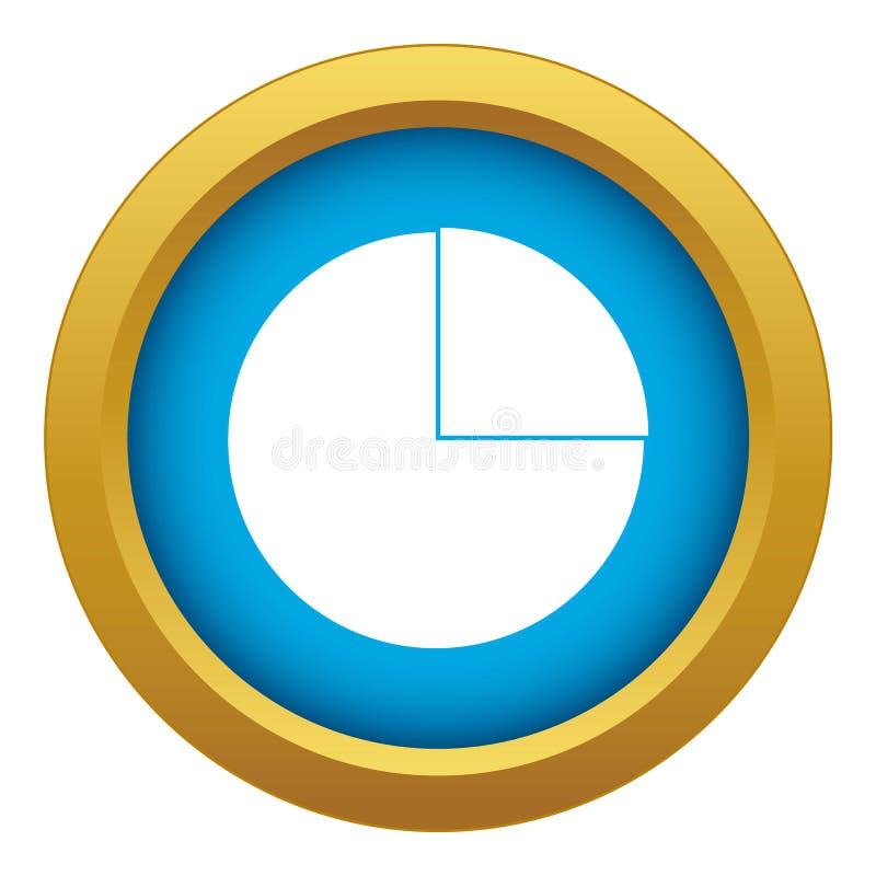 Graphs Chart Statistic Icon Blue Vector Isolated Stock Vector ...
