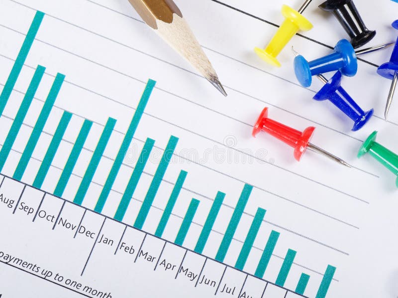 Graphs, Charts, Business Table Stock Image - Image of graph, banking ...