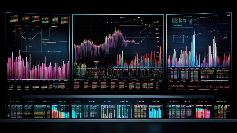 Graphs data set stock illustration. Illustration of rows - 362258632