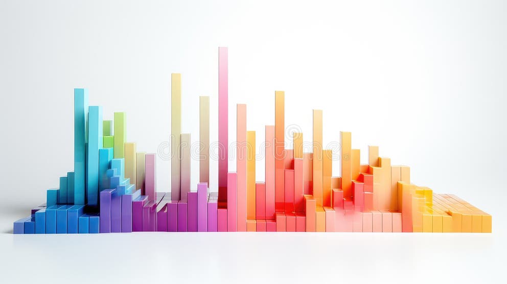 Graphs Data White Background Stock Illustration - Illustration of ...