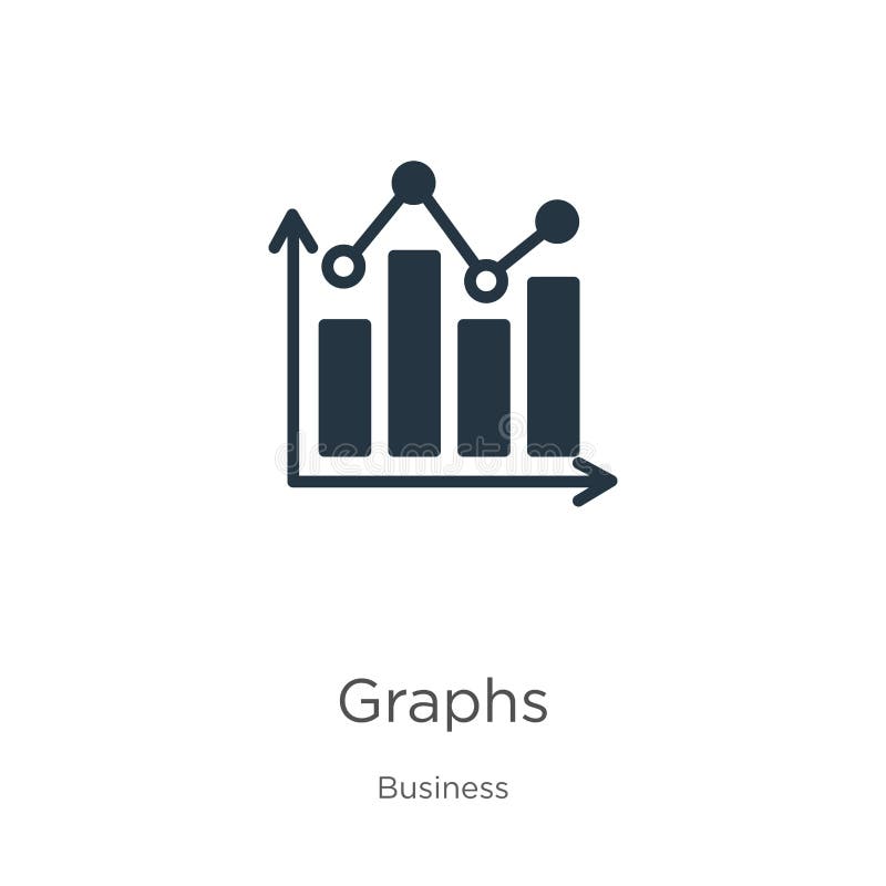 Graphs Icon Vector. Trendy Flat Graphs Icon from Business Collection ...