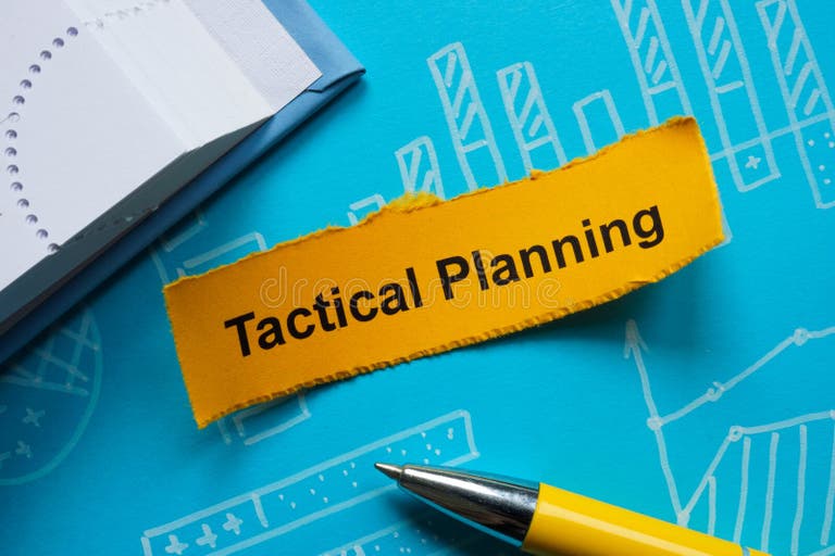 Graphs Labeled Tactical Planning. Goal Oriented Management. Stock Image ...