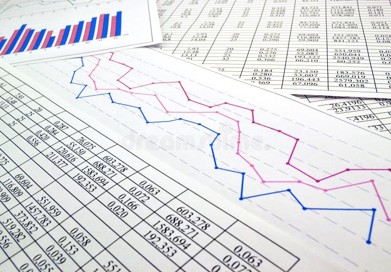 Graphs and numerals stock image. Image of flow, analyzing - 64576947