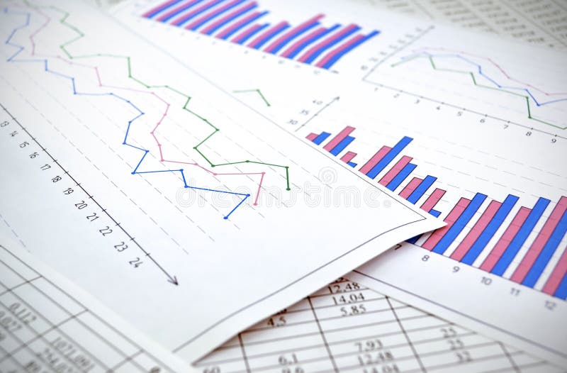 Graphs and numerals stock image. Image of diagrams, diagram - 65628617
