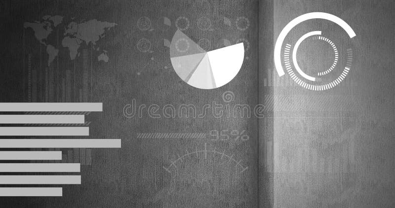 Graphs and Pie Charts in Digital Media 4k Stock Footage - Video of ...