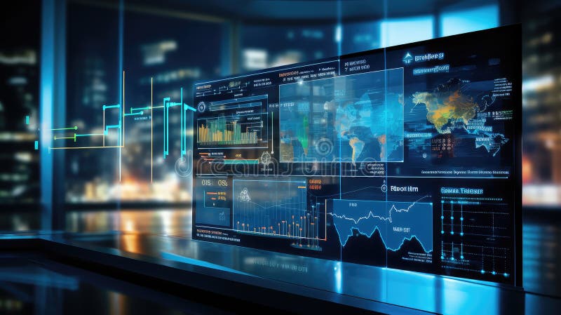 Graphs platform technology stock illustration. Illustration of platform ...