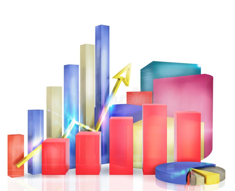 Graphs and stats stock illustration. Illustration of graph - 52214221