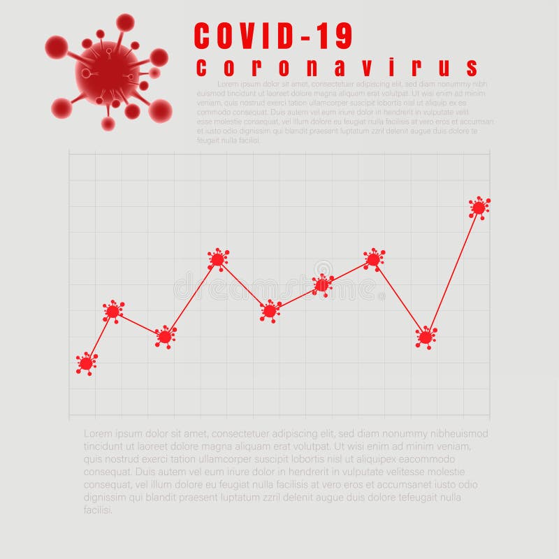 Graphs and Table Charts for Coronavirus COVID-19 Vector Data ...