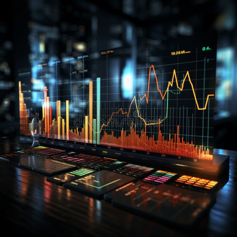 Graphs Unfold Business, Stock Market Trends, Performance Presented ...