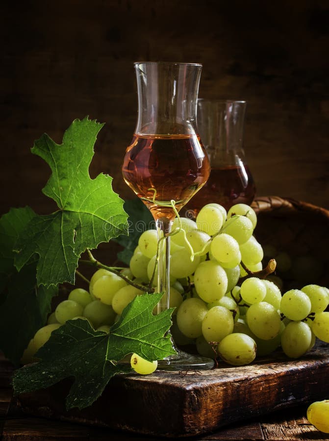 Grappa, Grape Vodka, Selective Focus Stock Photo - Image of background ...