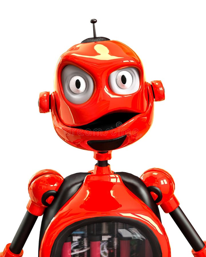 Oude robot die enkel lopen stock illustratie. Illustratie bestaande uit ...