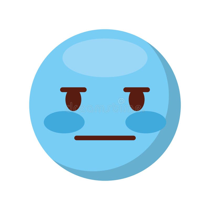 Grappig Gezichts Emoticon Pictogram Vector Illustratie - Illustration ...