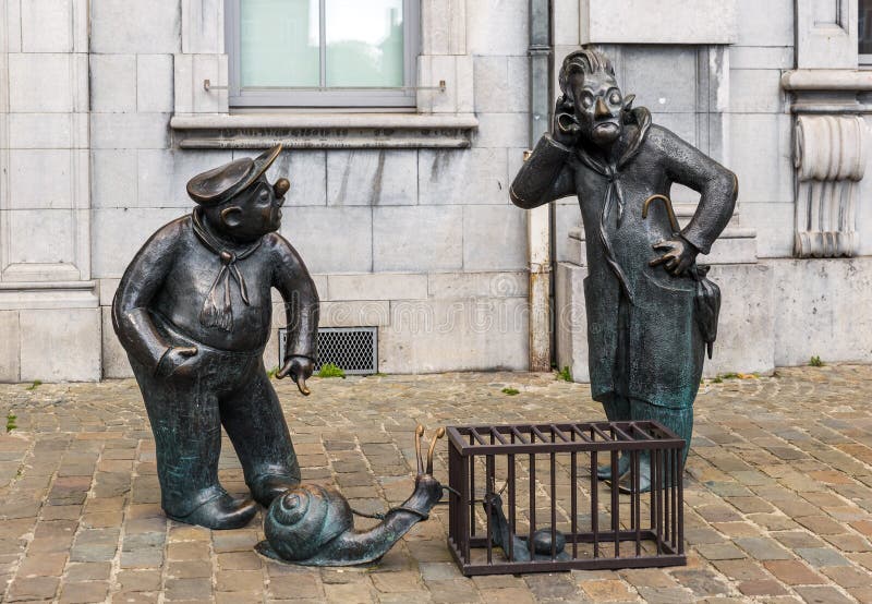 Stad Namen in België stock foto. Image of kathedraal - 92873566