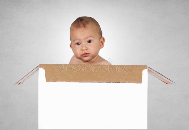 Grappige baby stock foto. Image of document, achtergrond - 32340154