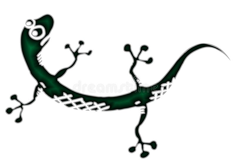 Grappige Hagedis vector illustratie. Illustration of wolk - 7700037