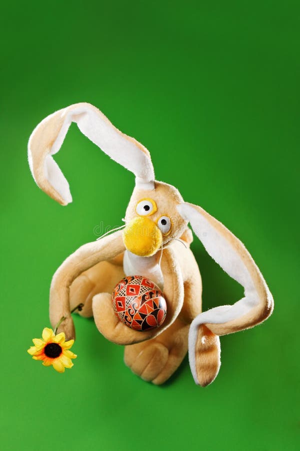 Grappige Paashaas stock afbeelding. Image of vakantie - 8874405