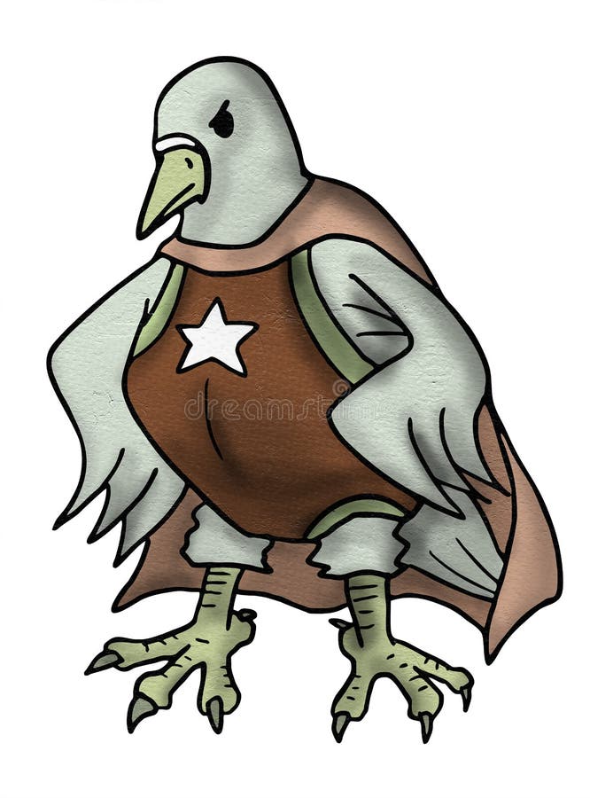 Grappige sterke duif stock illustratie. Illustration of duif - 86529096