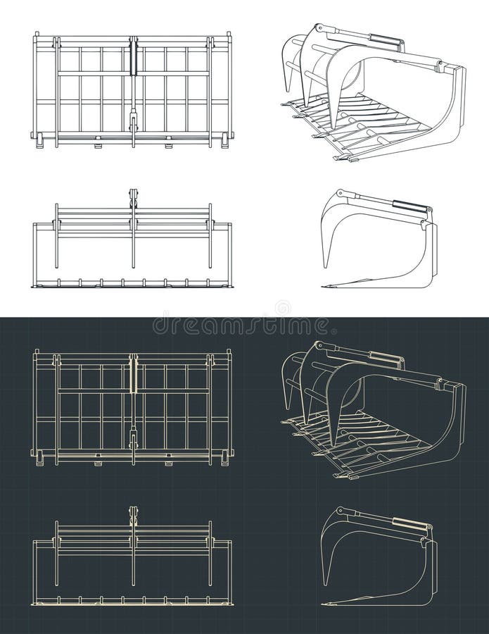 Loader Blueprints Stock Illustrations – 76 Loader Blueprints Stock ...