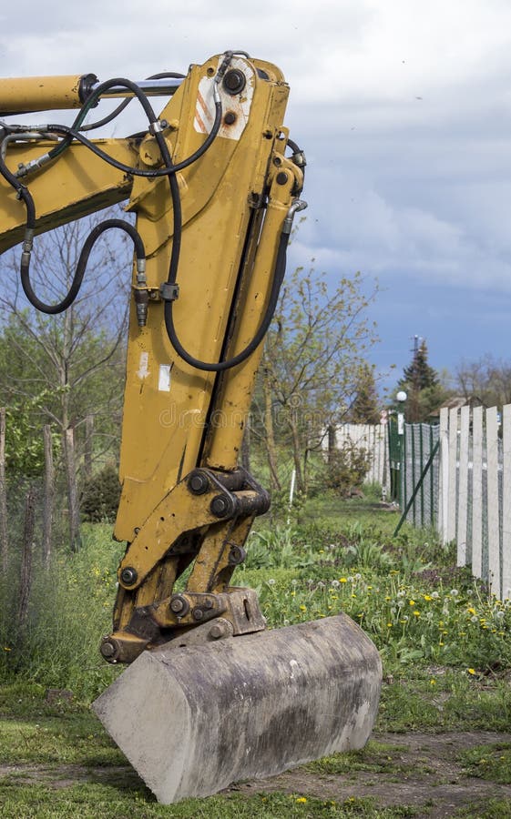 The Grapple machine stock photo. Image of heavy, scoop - 282861484