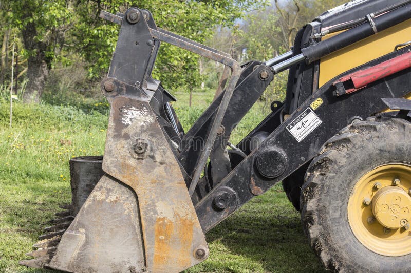 The Grapple machine stock image. Image of hydraulic - 282861559