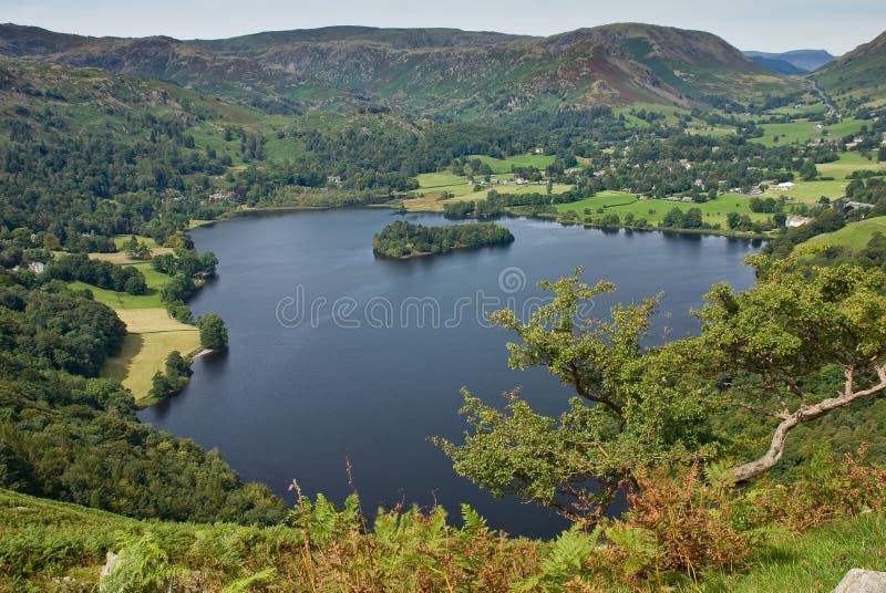 Grasmere stock image. Image of hills, lake, grasmere, tourism - 8024249