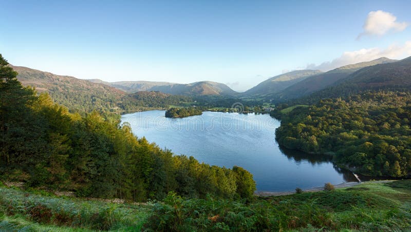 Grasmere from Silver Howe stock photo. Image of nature - 17363050