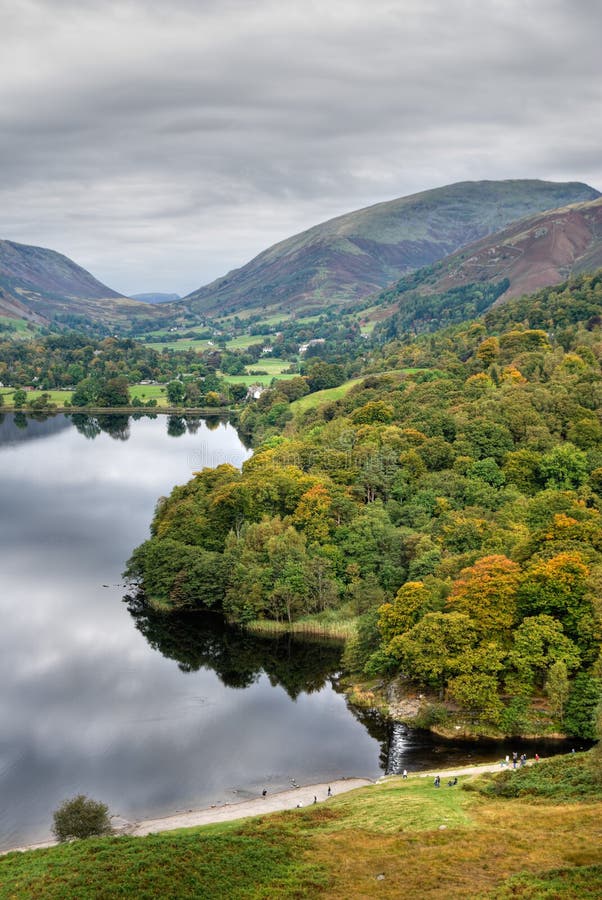 Grasmere in early Autumn stock photo. Image of scenic - 3391390
