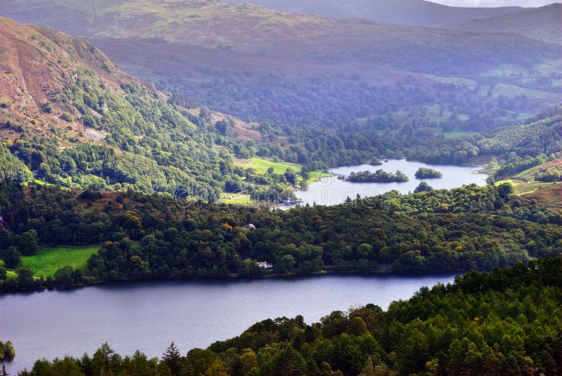 Grasmere from Silver Howe stock photo. Image of nature - 17363050