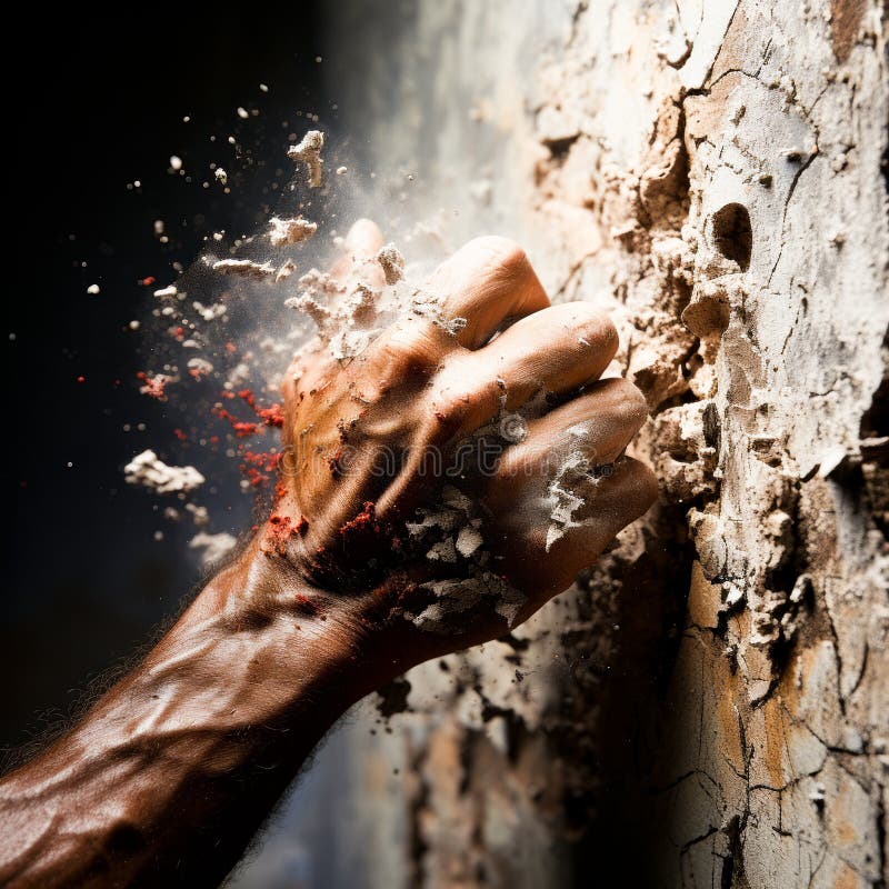 Grasp of Strength stock illustration. Illustration of challenge - 309912907