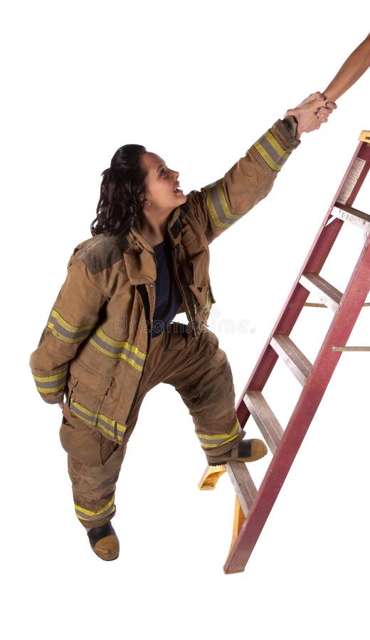 Grasping hands stock photo. Image of firefighter, helmet - 12434224