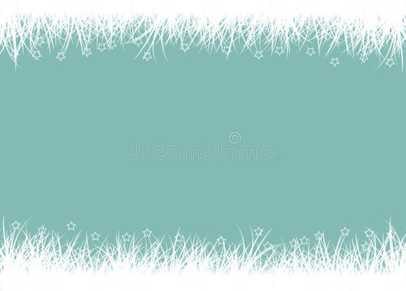 Grass on the Blue Background Stock Illustration - Illustration of green ...