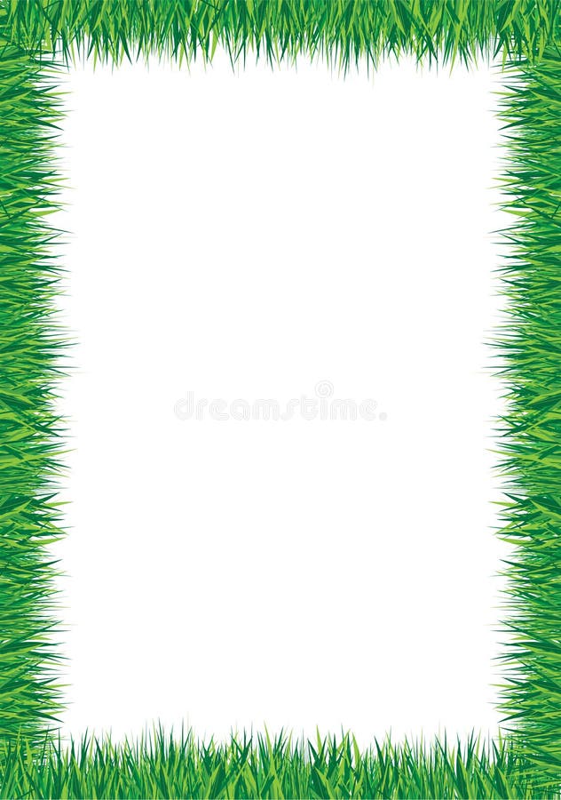 Grass Border stock image. Image of white, space, border - 21369307