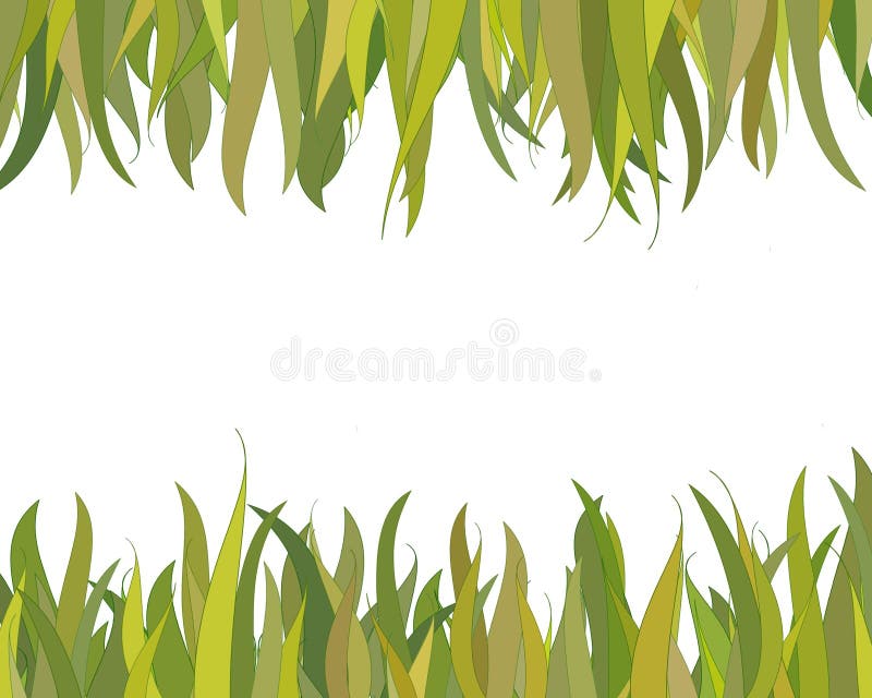 Grass border stock illustration. Illustration of green - 536066