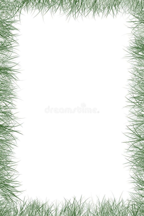 Grass Border stock illustration. Illustration of frame - 6359511