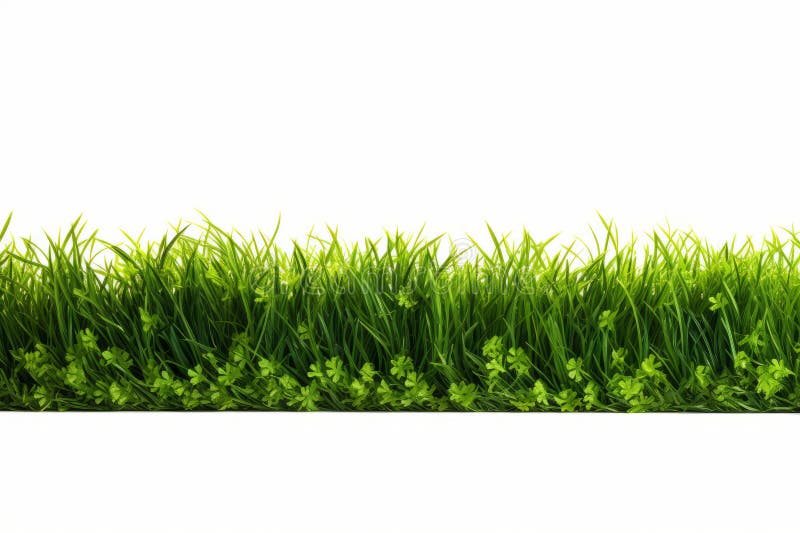 Grass Border and Green Grass Border. Generative AI Stock Image - Image ...