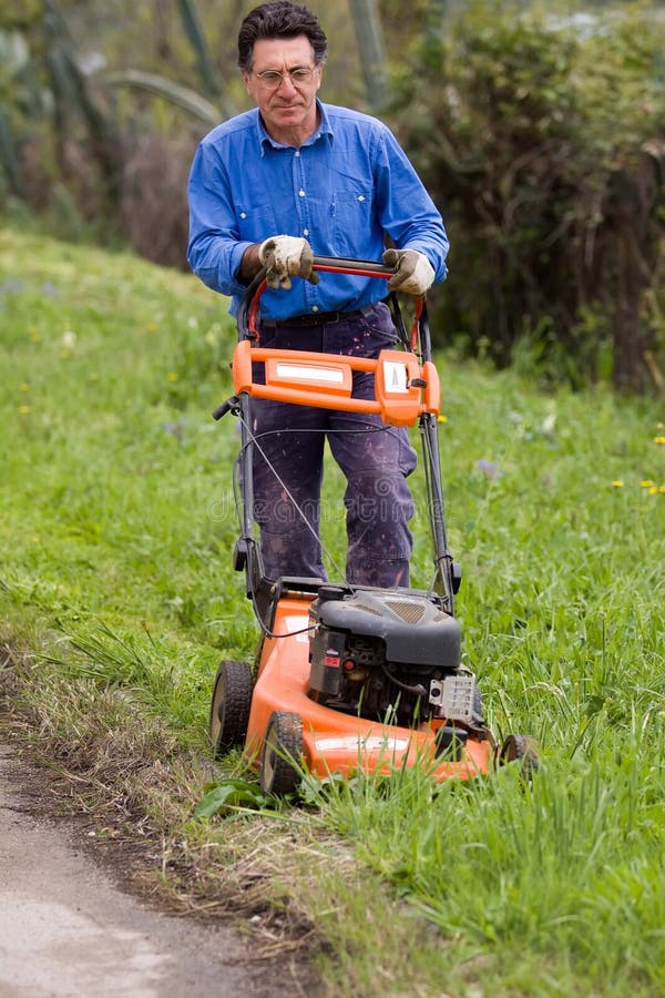Grass cutting stock image. Image of lawn, environment - 15392287