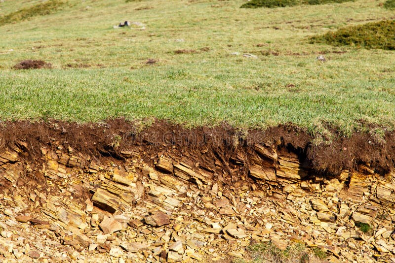 Nature Destruction Field Erosion Stock Image - Image of landscape, soil ...