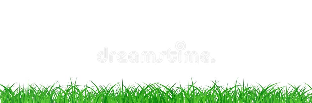 Grass Field Abstract Background Vector Illustration in Long Hori Stock ...