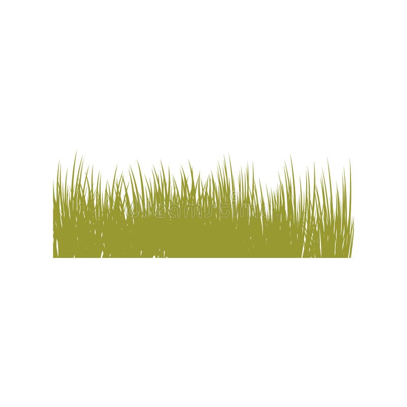 A Grass Field Icon and Vector Illustration Stock Vector - Illustration ...