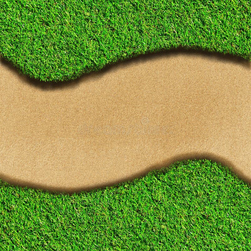 Grass field and sand stock photo. Image of growth, space - 19528214