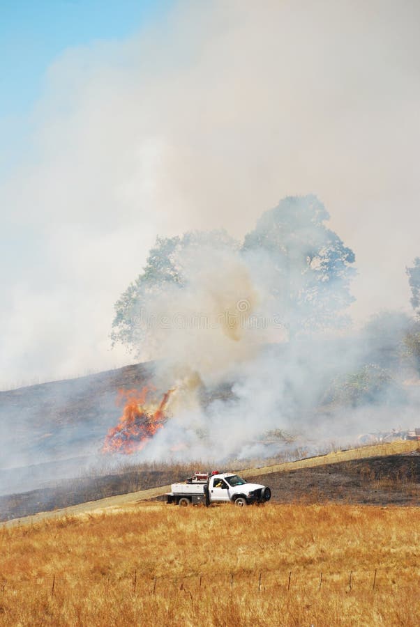 Grass Fire stock photo. Image of engine, fire, flammable - 31600130