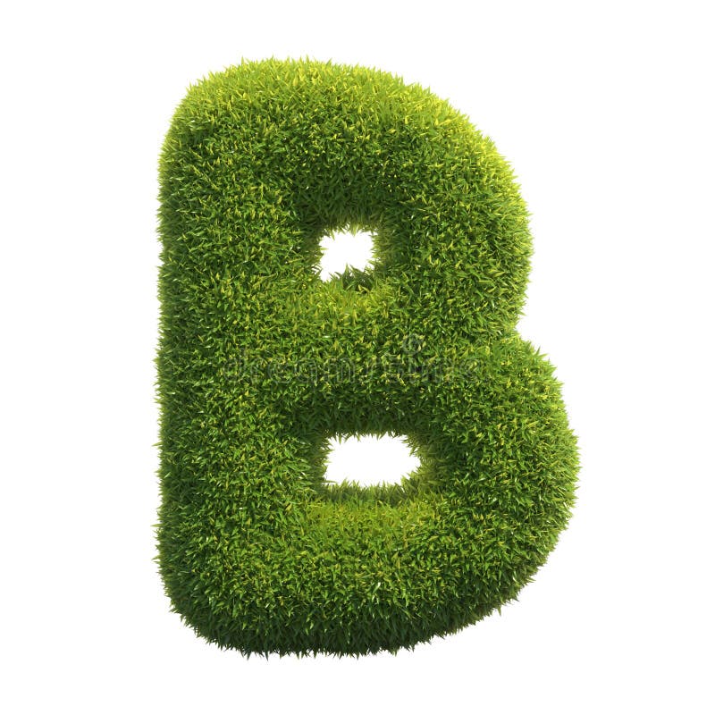 Letter B Green Grass Stock Illustrations – 259 Letter B Green Grass ...