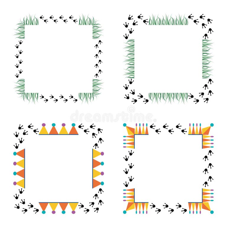 Grass Footprint Frames Stock Illustrations – 9 Grass Footprint Frames ...