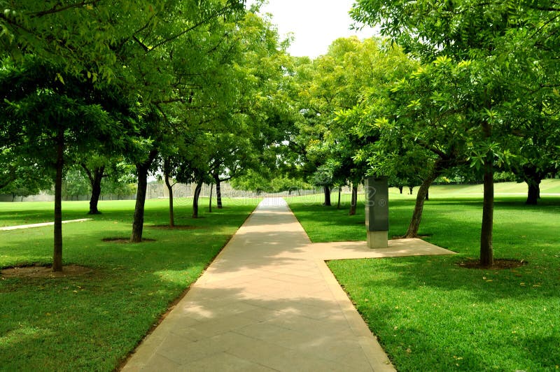 Nature path with garden stock image. Image of outdoor - 31302463