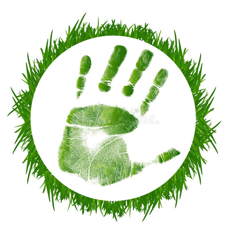 Handprint Eco Stock Illustrations – 82 Handprint Eco Stock ...