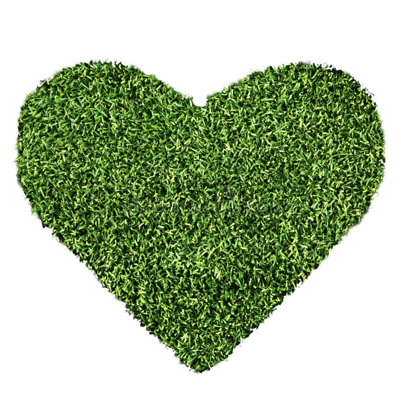 Grass and Heart Sign in Sky Stock Photo - Image of natural, nature ...