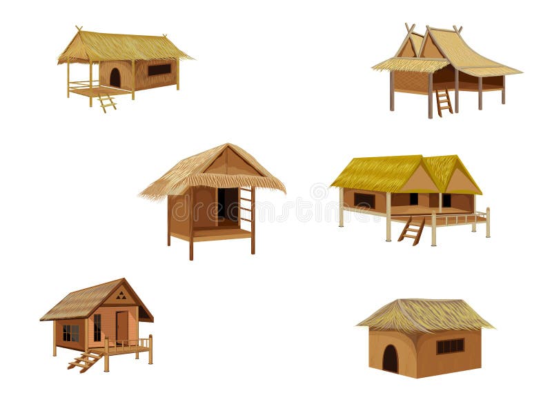 Hut design stock vector. Illustration of countryside - 95543920