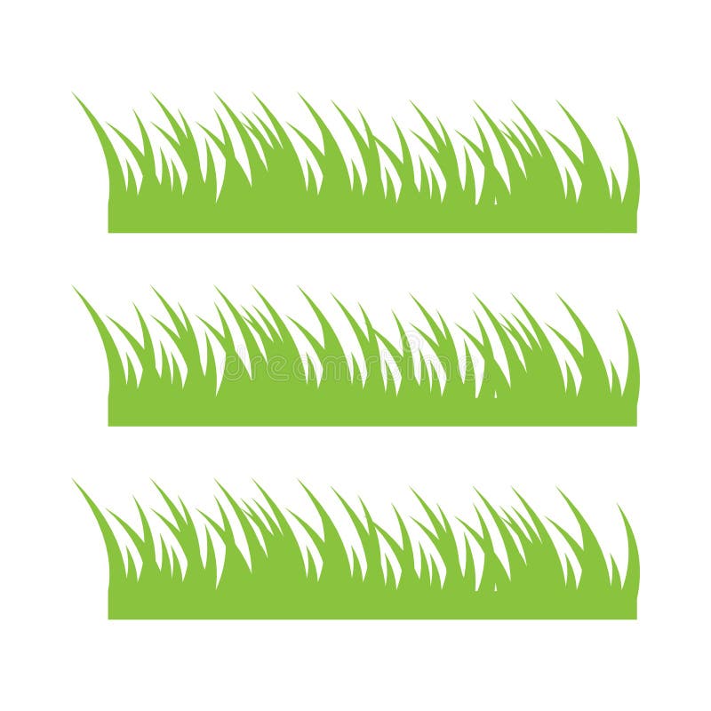 Grass Icon Graphic Design Template Vector Stock Vector - Illustration ...
